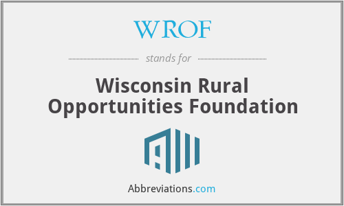 What does WROF stand for?