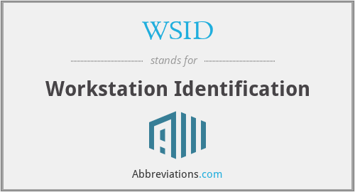 What does WSID stand for?