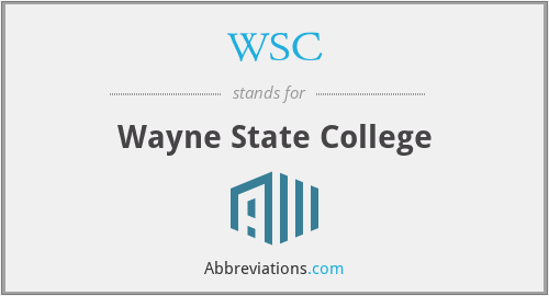 What does WSC stand for?