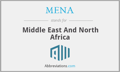 What does MENA stand for?