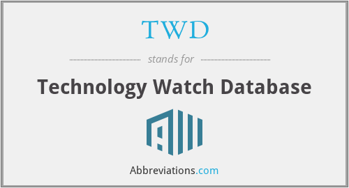 TWD - Technology Watch Database