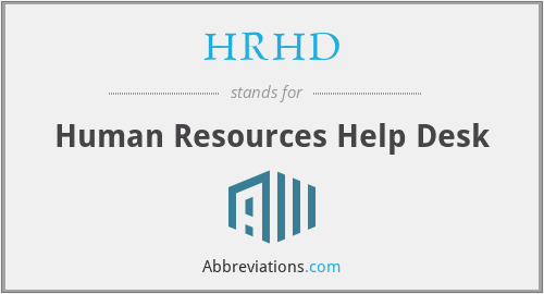 What does HRHD stand for?