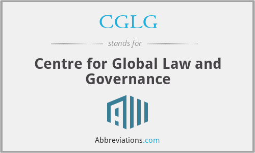 CGLG - Centre for Global Law and Governance