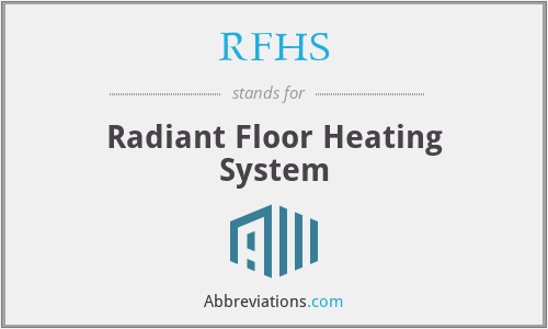 What does RFHS stand for?