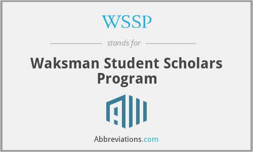 What does WSSP stand for?