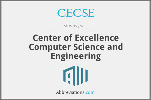 CECSE - Center of Excellence Computer Science and Engineering