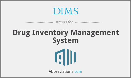 DIMS - Drug Inventory Management System