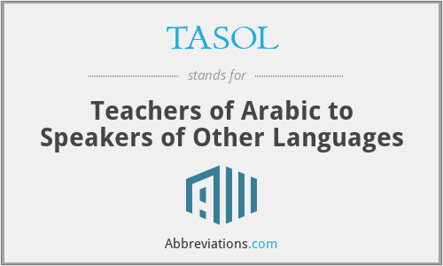 What does TASOL stand for?