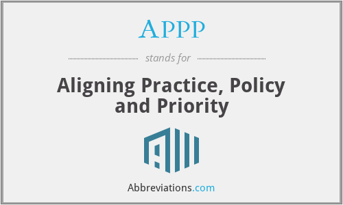 What does APPP stand for?