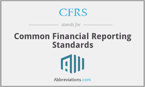 CFRS - Common Financial Reporting Standards