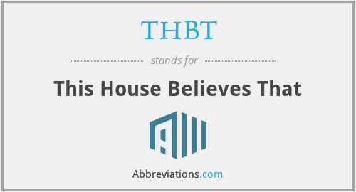 What does THBT stand for?