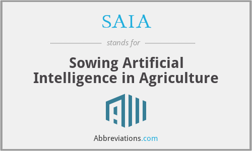 SAIA - Sowing Artificial Intelligence in Agriculture