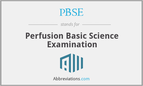 What does PBSE stand for?