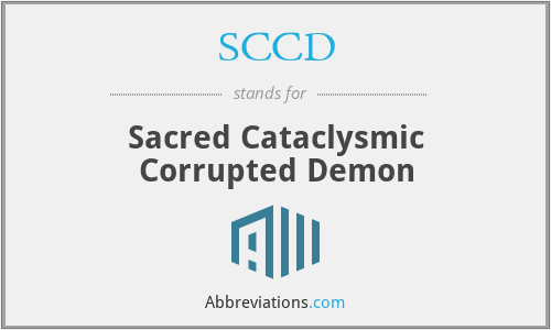 What does SCCD stand for?