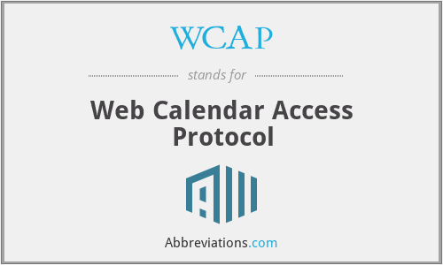 What does WCAP stand for?