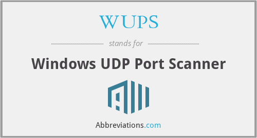 What does WUPS stand for?