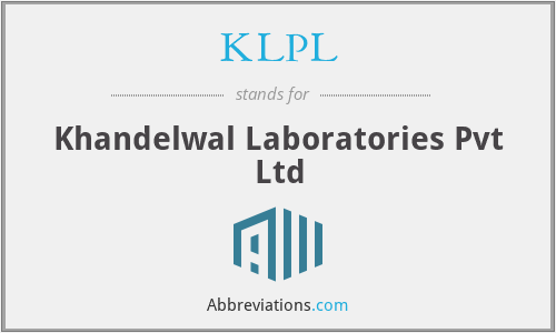 KLPL - Khandelwal Laboratories Pvt Ltd