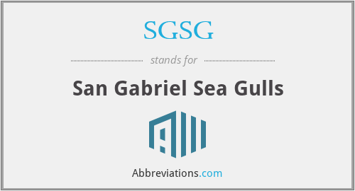What does SGSG stand for?