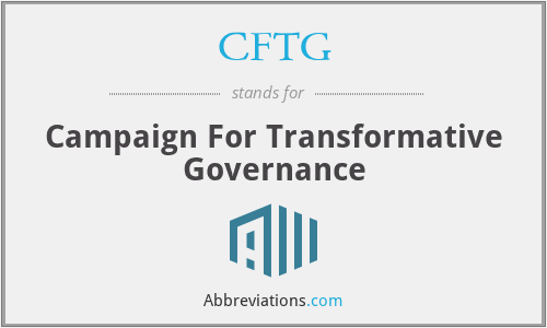 What does CFTG stand for?