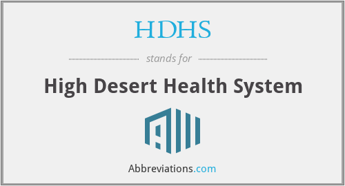 What does HDHS stand for?