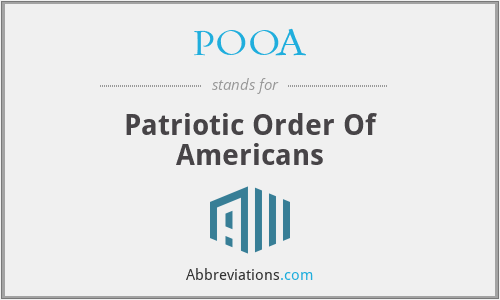 What does POOA stand for?