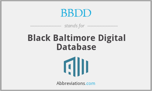 What does BBDD stand for?