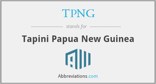 What does TPNG stand for?