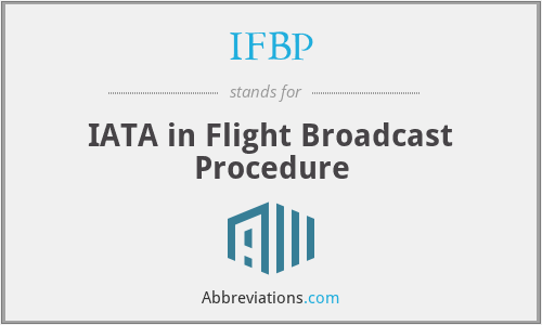What does IFBP stand for?