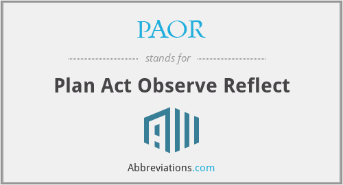 What does PAOR stand for?