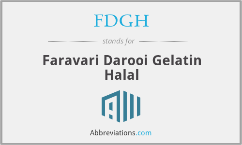 What does FDGH stand for?