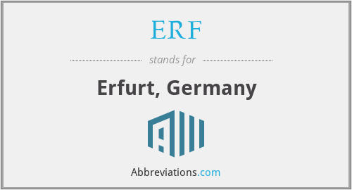 What does ERF stand for?