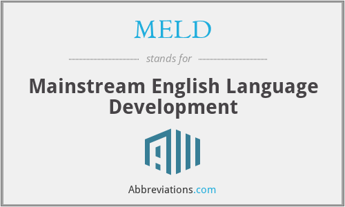MELD - Mainstream English Language Development
