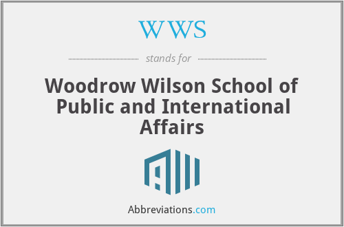 What does WWS stand for?