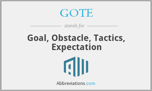What does GOTE stand for?