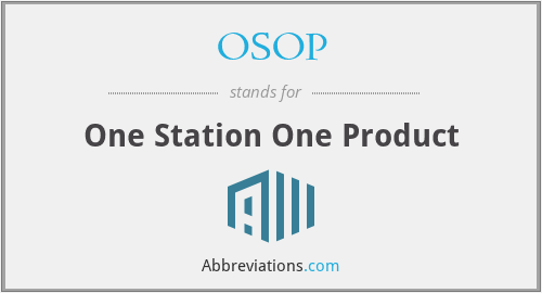 What does OSOP stand for?
