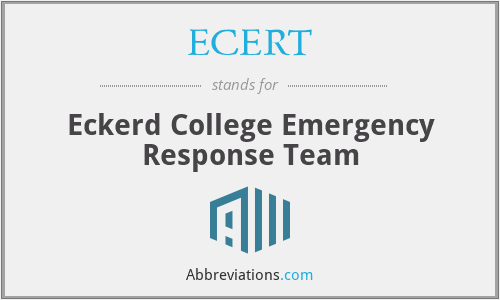 What does ECERT stand for?