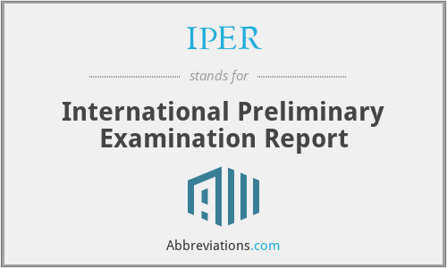 What does IPER stand for?