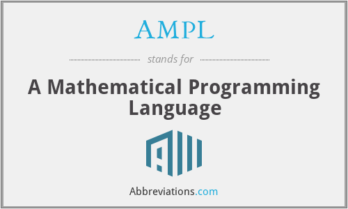 What does AMPL stand for?