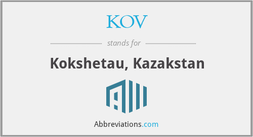 What does KOV stand for?