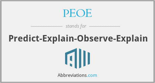 What does PEOE stand for?