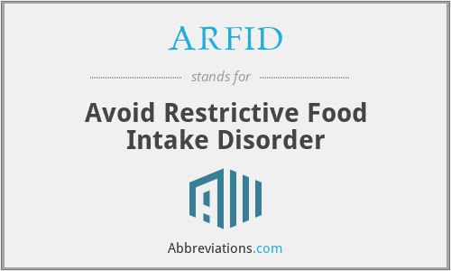 What does ARFID stand for?