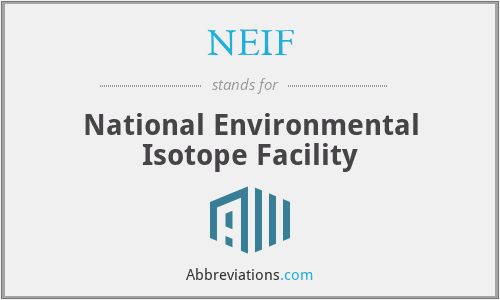What does NEIF stand for?