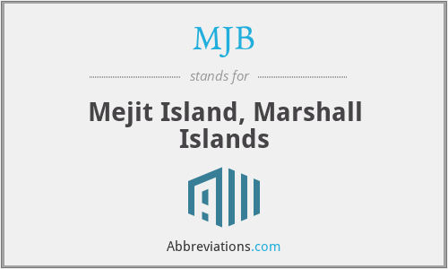 What does MJB stand for?