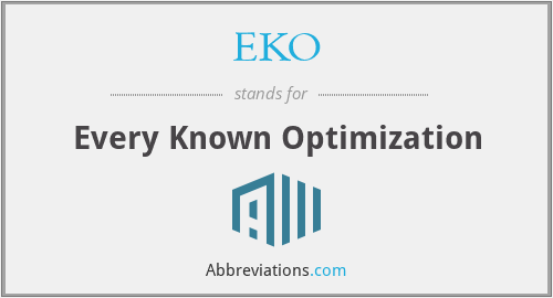 What does EKO stand for?