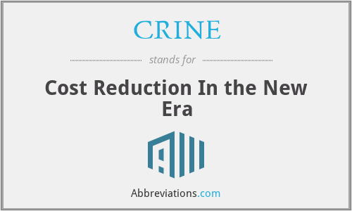 What does CRINE stand for?