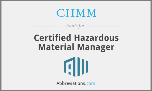 What does CHMM stand for?