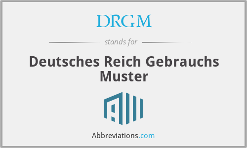 What does DRGM stand for?