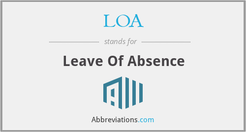 What does LOA stand for?