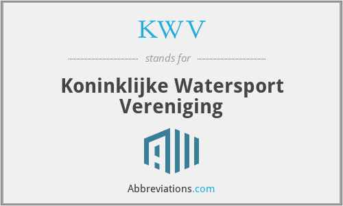 What does KWV stand for?