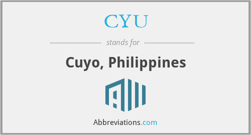 What does CYU stand for?